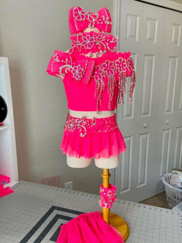 AM- Doll House Hot Pink Glitz Swim 18/3 – Mallie's Closet